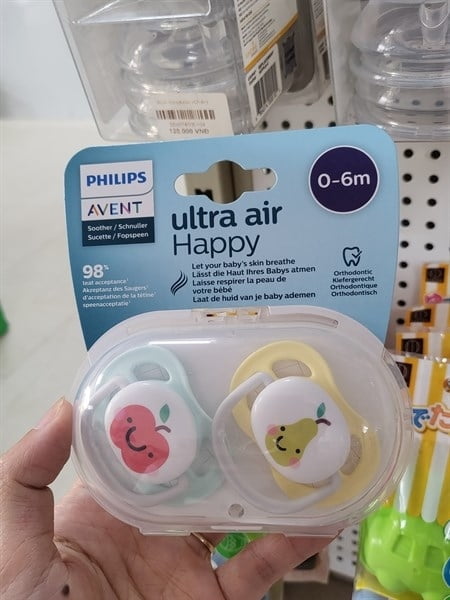 Ty ngậm Avent Ultra Air 0-6m – Bobo Shop